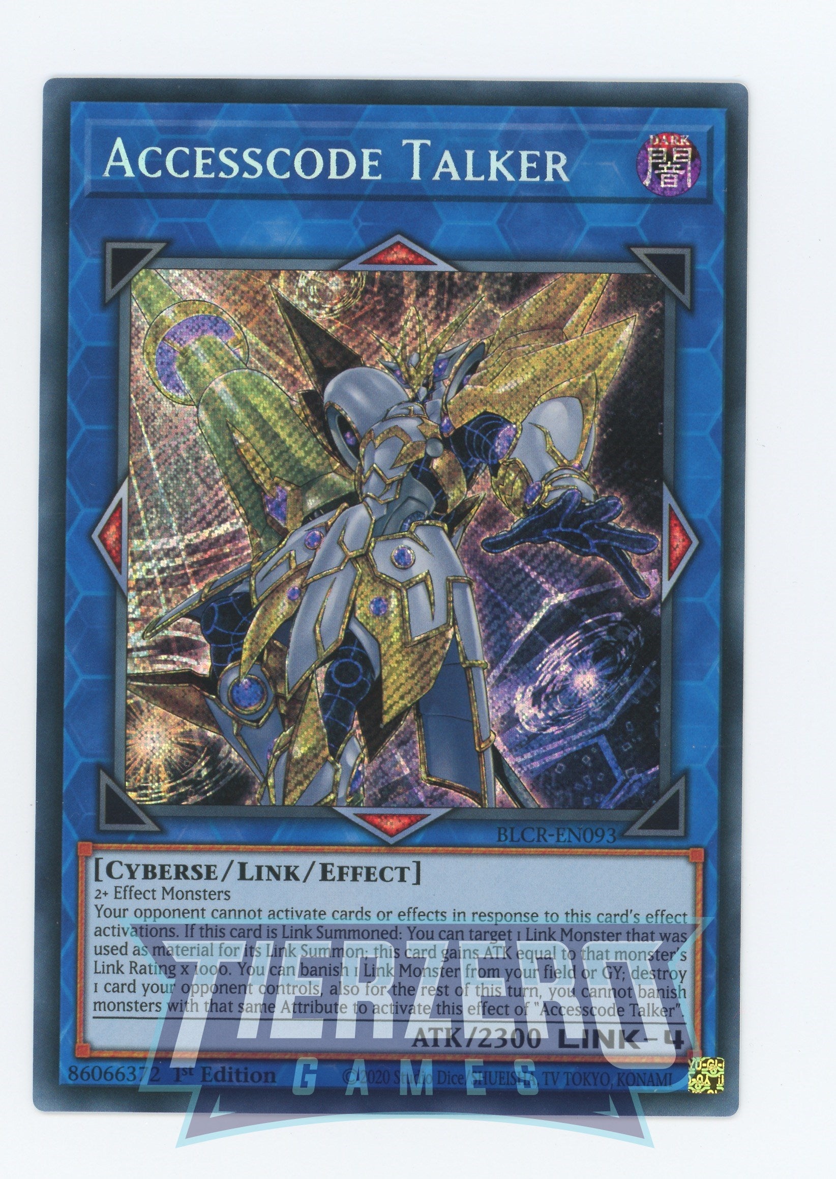 BLCR-EN093 - Accesscode Talker - Secret Rare - Effect Link Monster - B