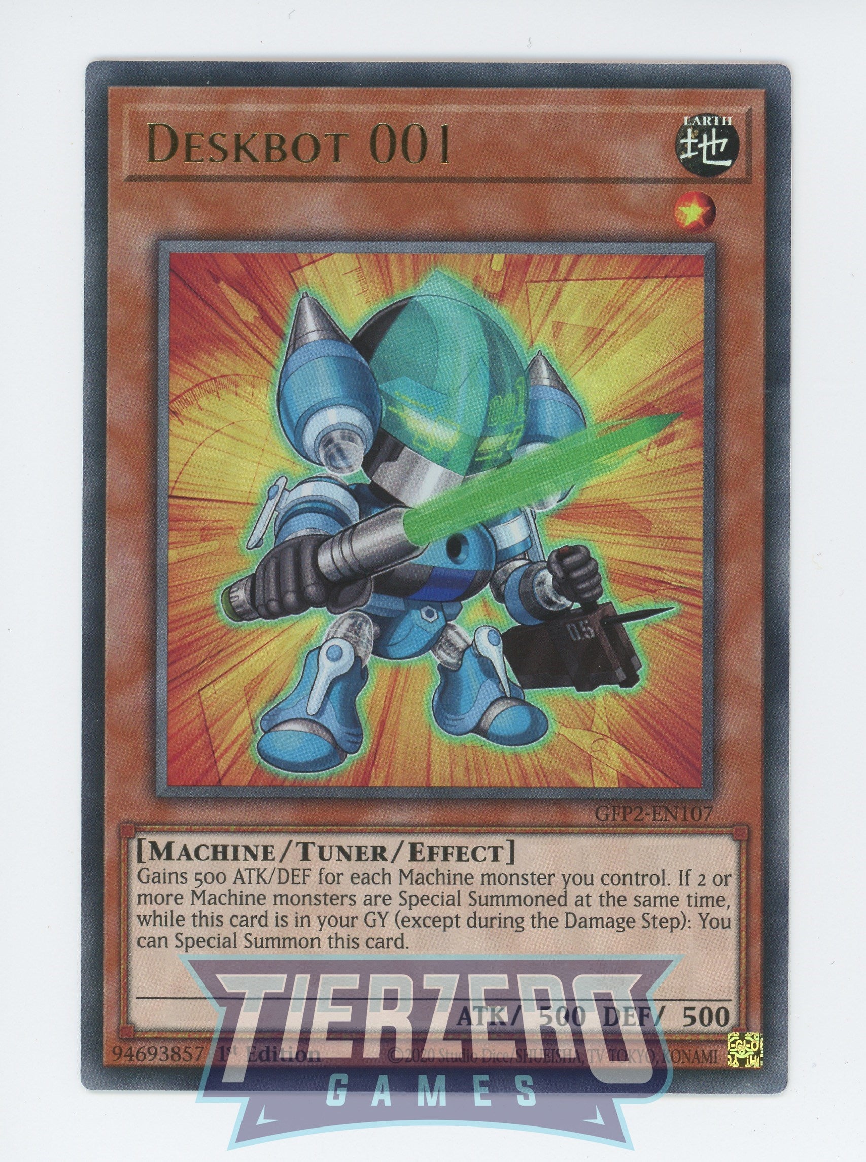 GFP2-EN107 - Deskbot 001 - Ultra Rare - Effect Tuner monster - Ghosts