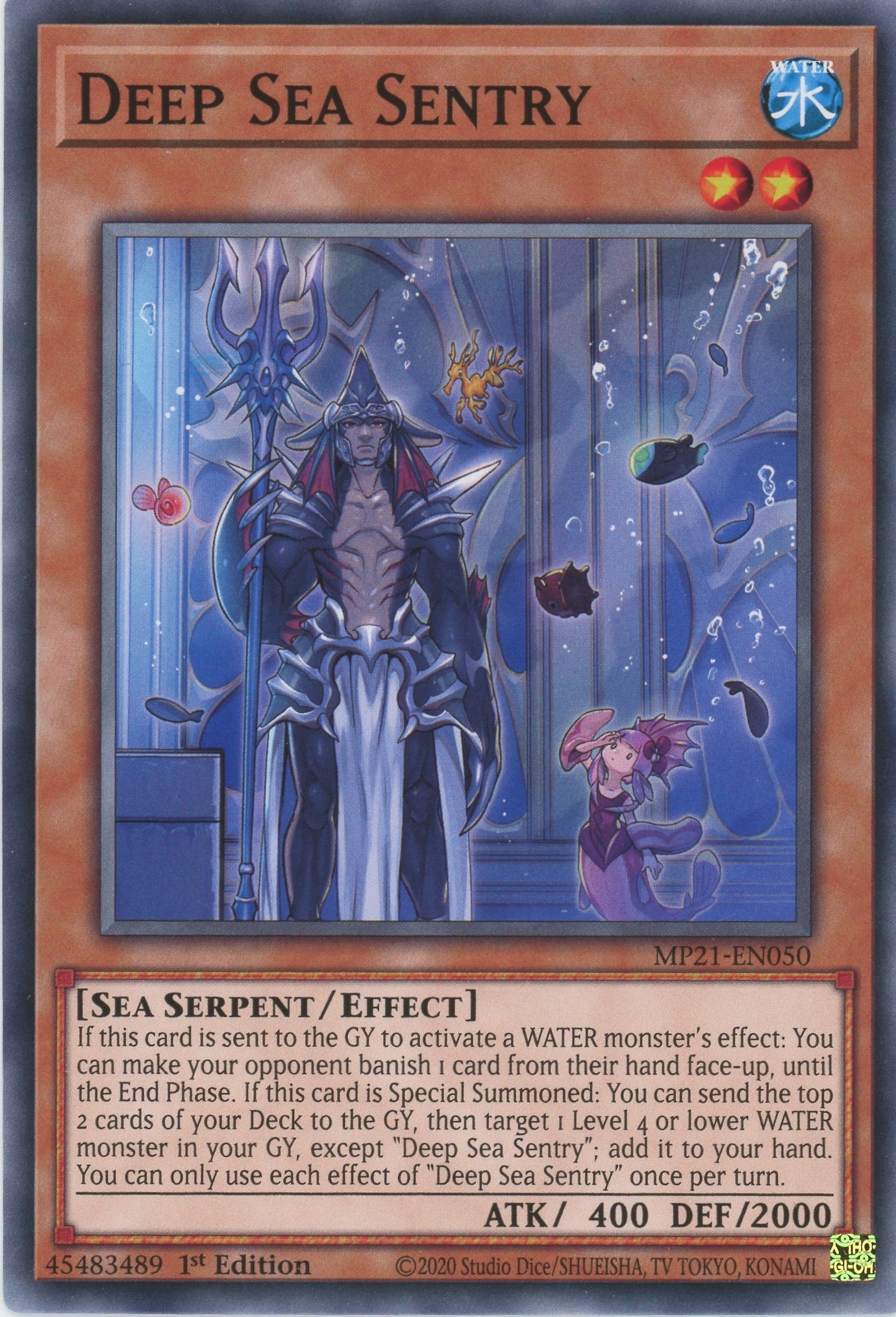 MP21-EN050 - Deep Sea Sentry - Common - Effect Monster - Mega Pack 202