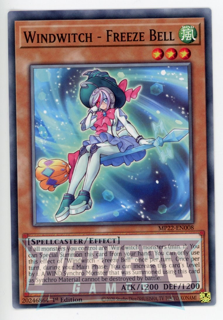 MP22-EN008 - Windwitch - Freeze Bell - Common - Effect Monster - Mega