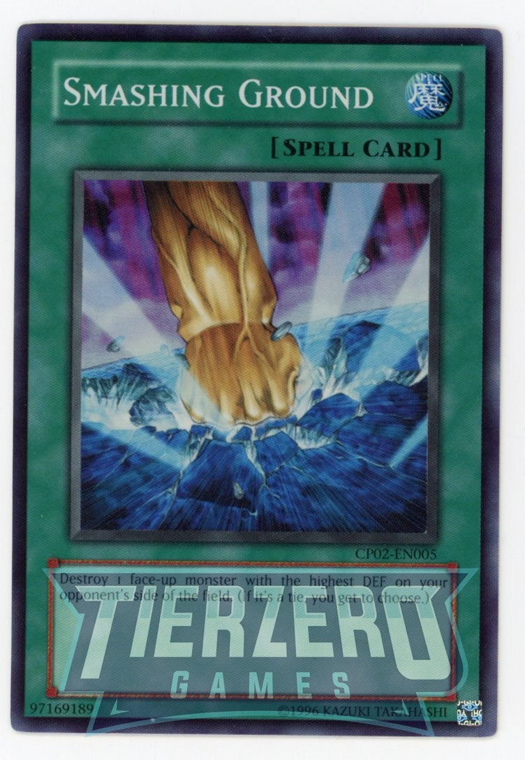 CP02-EN005 - Smashing Ground - Super Rare - Normal Spell