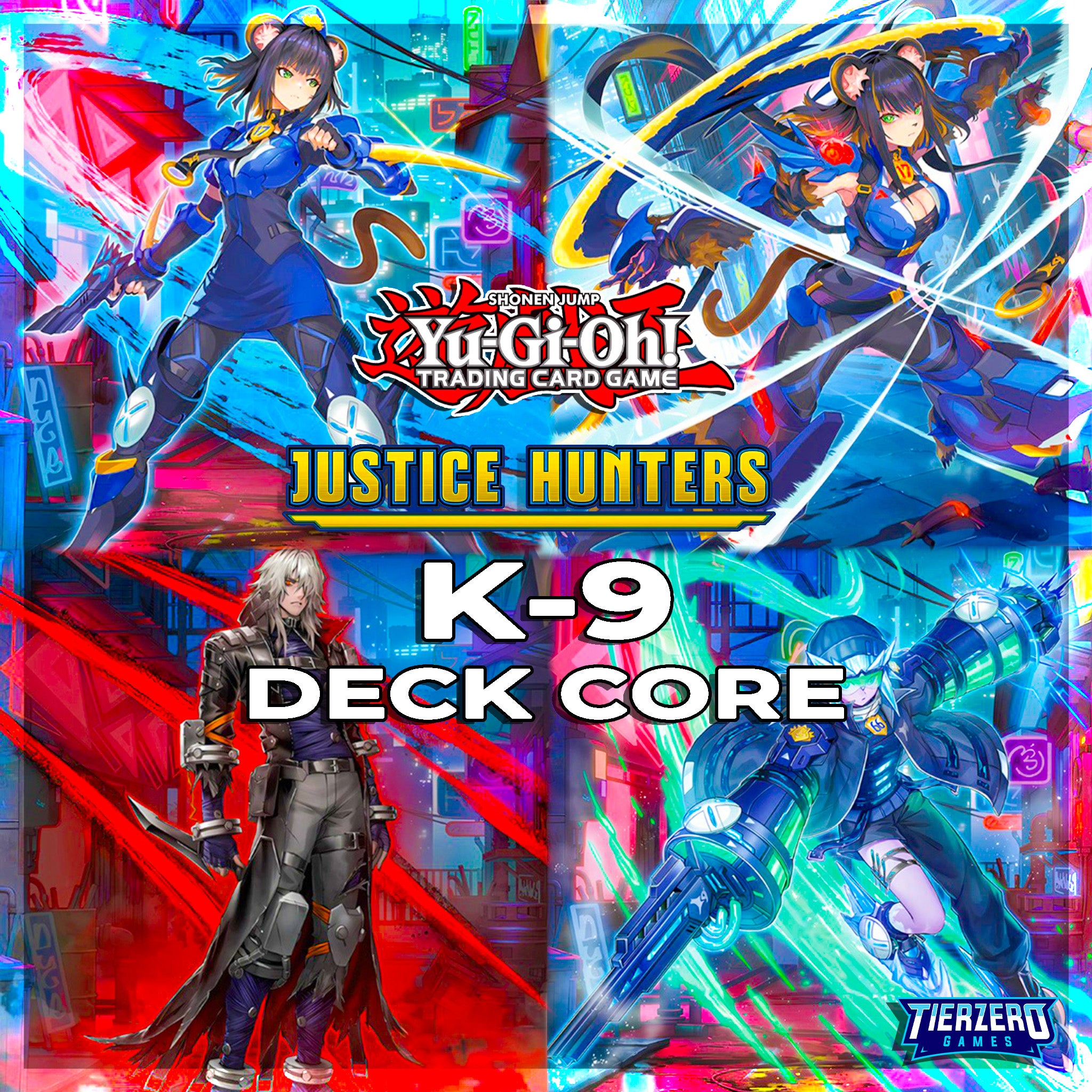 Yugioh K9 Super Rare Deck Core JUSH - Justice Hunters