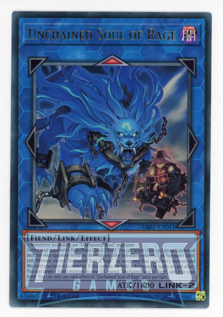 RA02-EN041 - Unchained Soul of Rage - Ultra Rare - - Rarity Collection