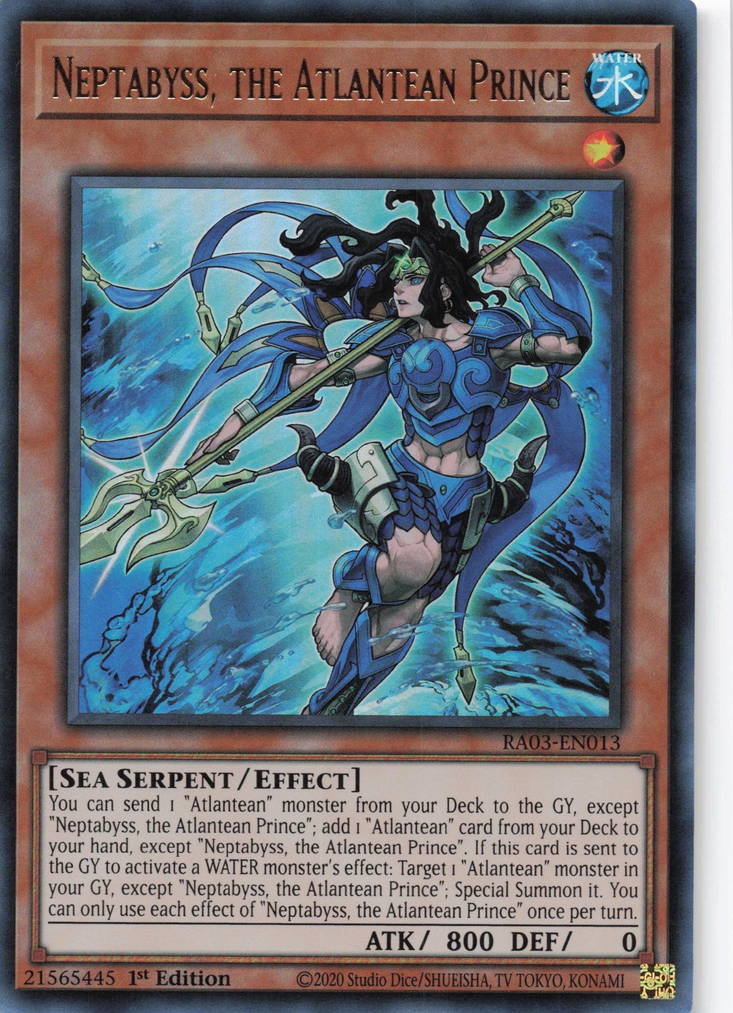 Neptabyss, the Atlantean Prince RA03-EN013 - Ultra Rare