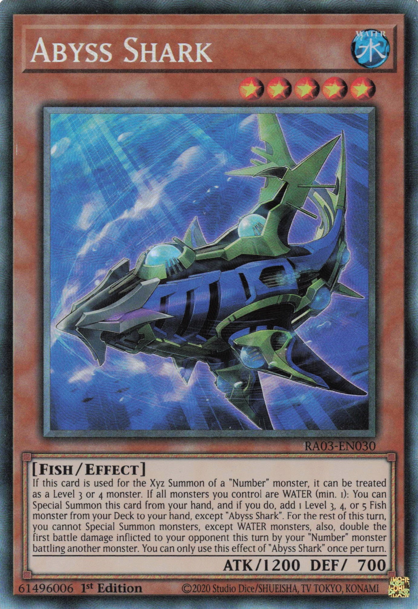 Abyss Shark RA03-EN030 - - Collector's Rare