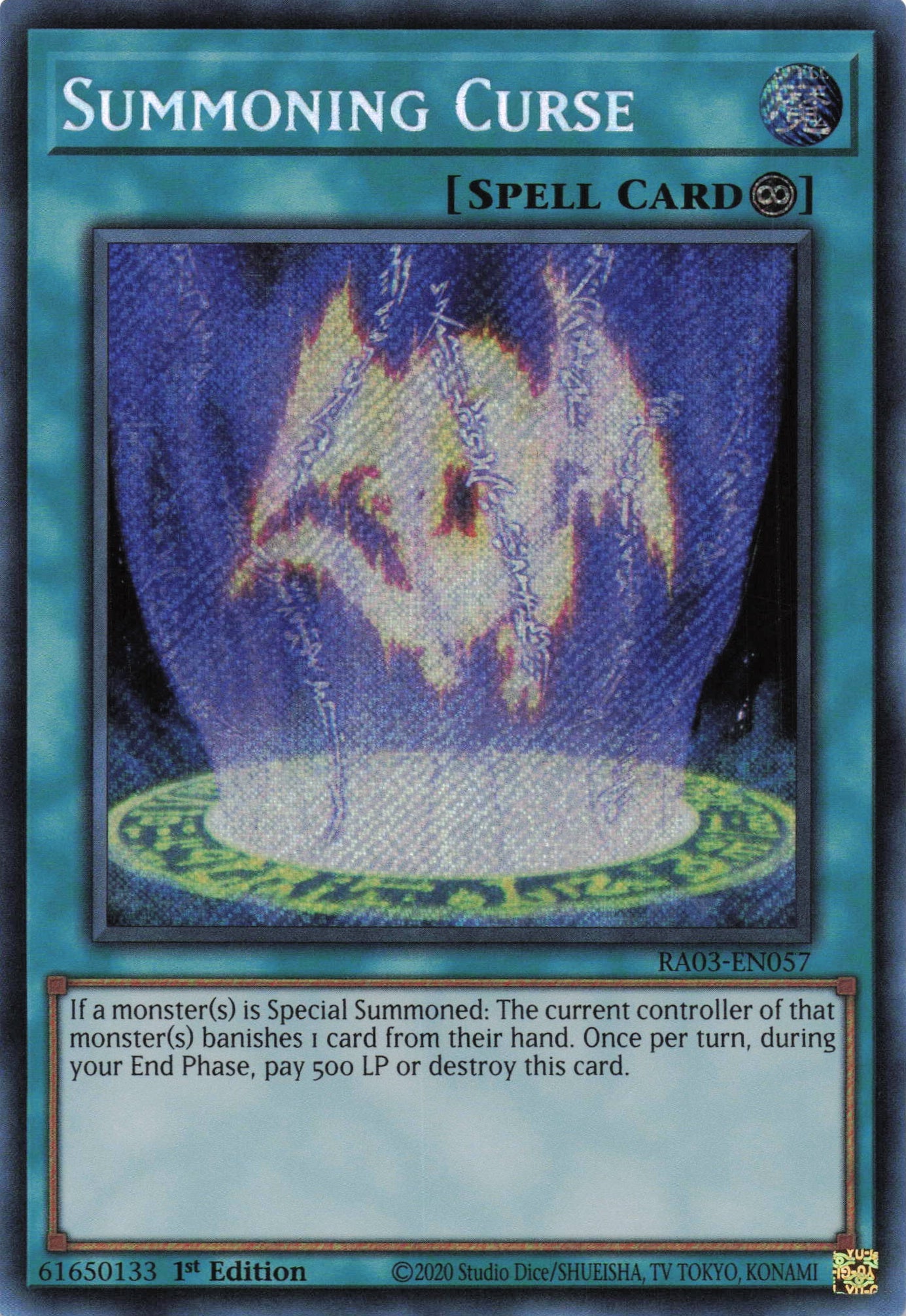 Summoning Curse RA03-EN057 - Secret Rare