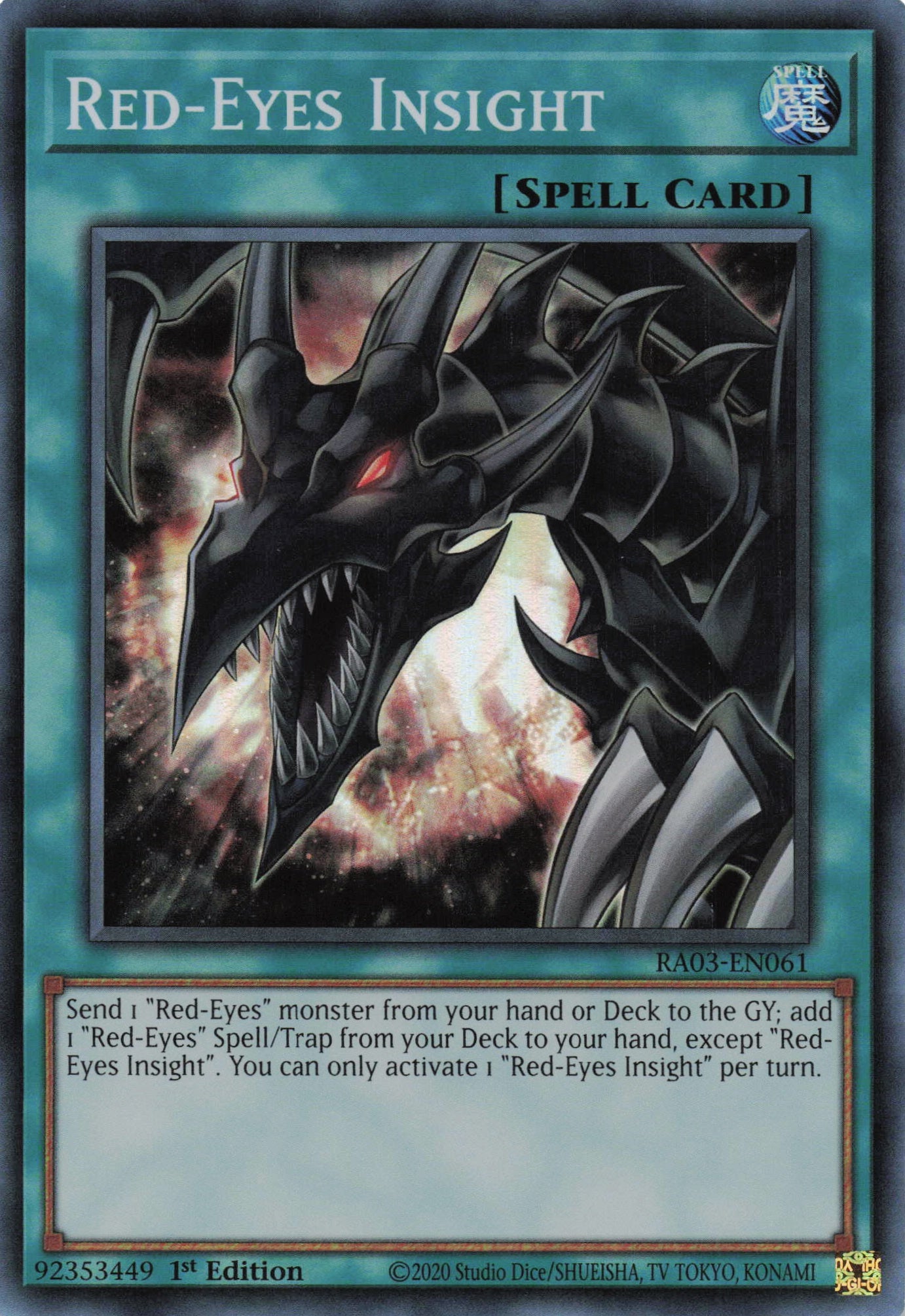 Red-Eyes Insight RA03-EN061 - Super Rare