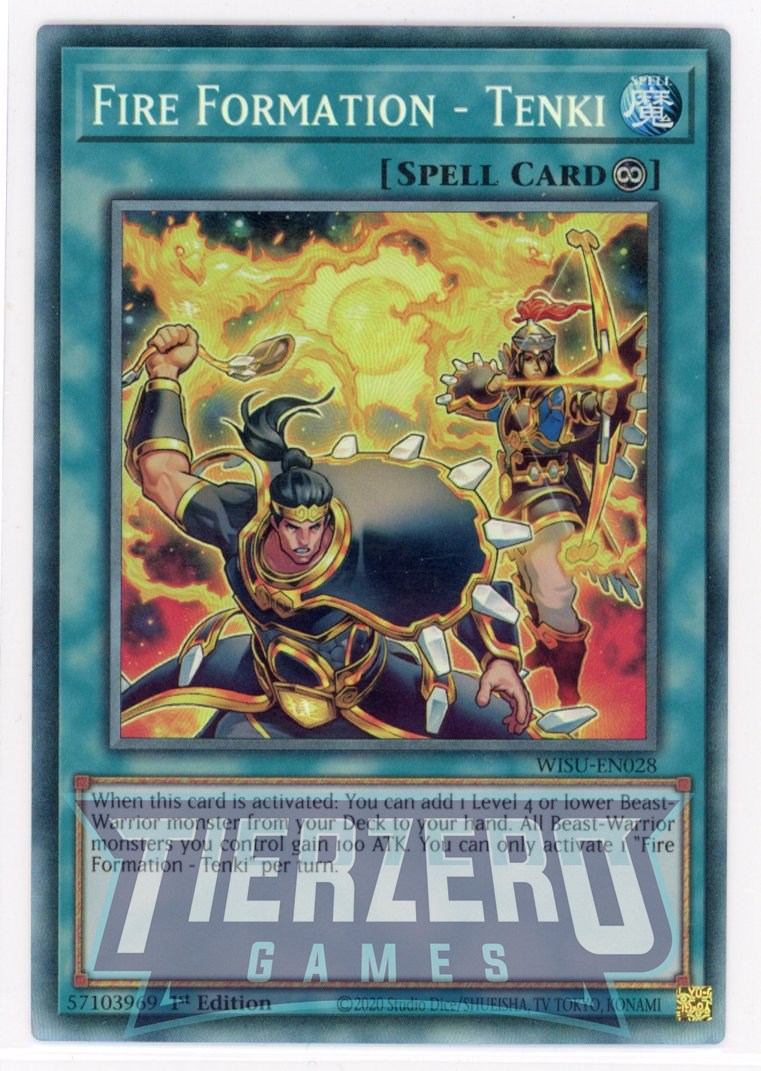 WISU-EN028 - Fire Formation - Tenki - Collector's Rare - Continuous Sp