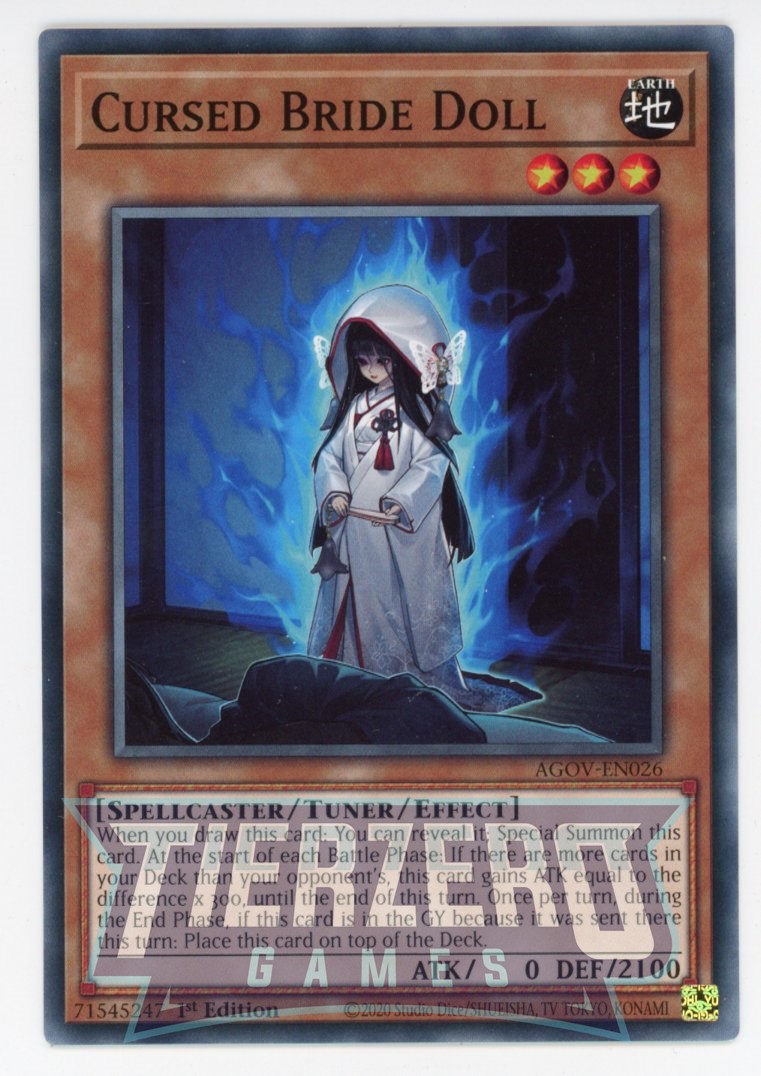 AGOV-EN026 - Cursed Bride Doll - Common - Effect Tuner monster - Age o