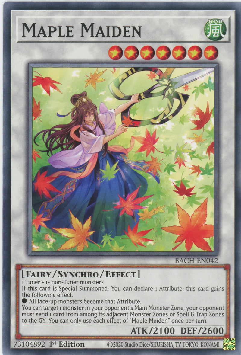 BACH-EN042 - Maple Maiden - Common - Effect Synchro Monster - Battle o