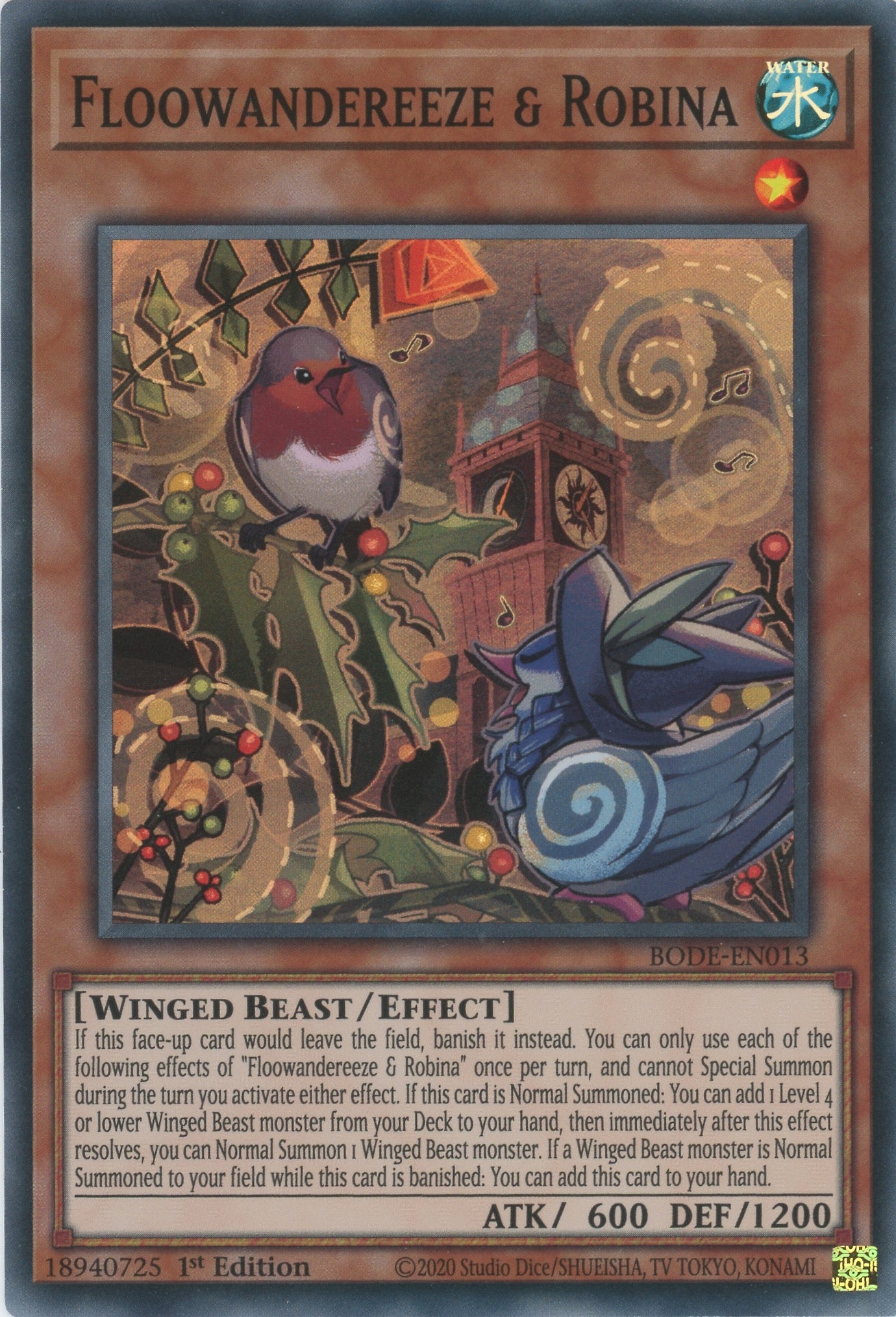 BODE-EN013 - Floowandereeze & Robina - Super Rare - Effect Monster - B