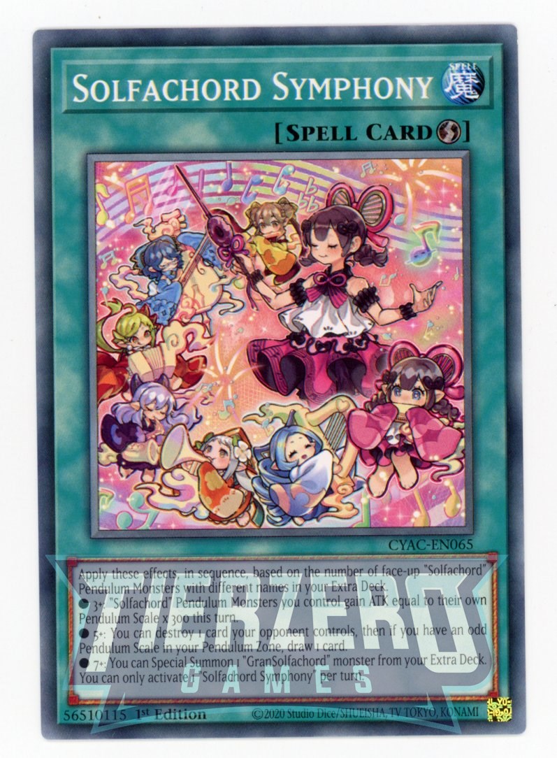 CYAC-EN065 - Solfachord Symphony - Common - Quick-Play Spell - Cyberst