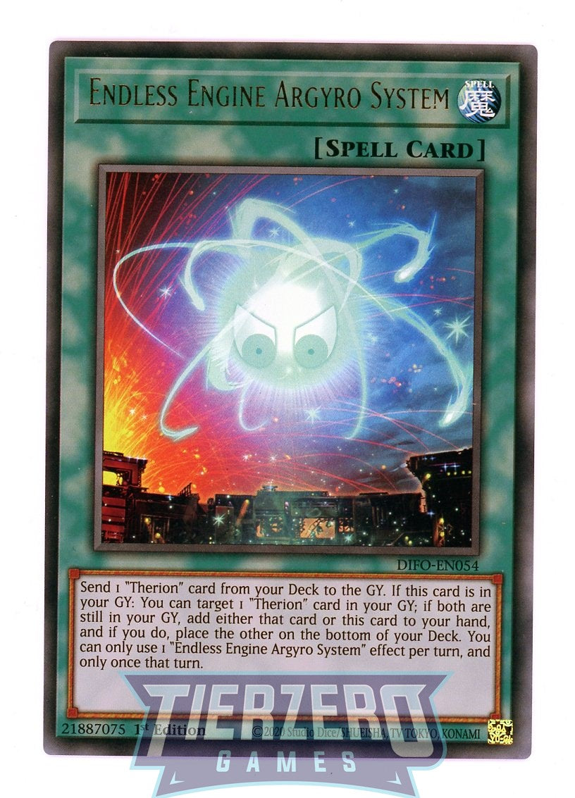 DIFO-EN054 - Endless Engine Argyro System - Ultra Rare - Normal Spell
