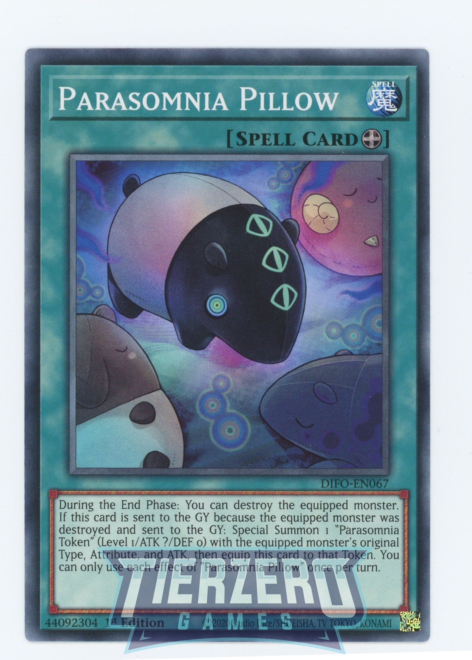 DIFO-EN067 - Parasomnia Pillow - Common - Equip Spell - Dimension Forc