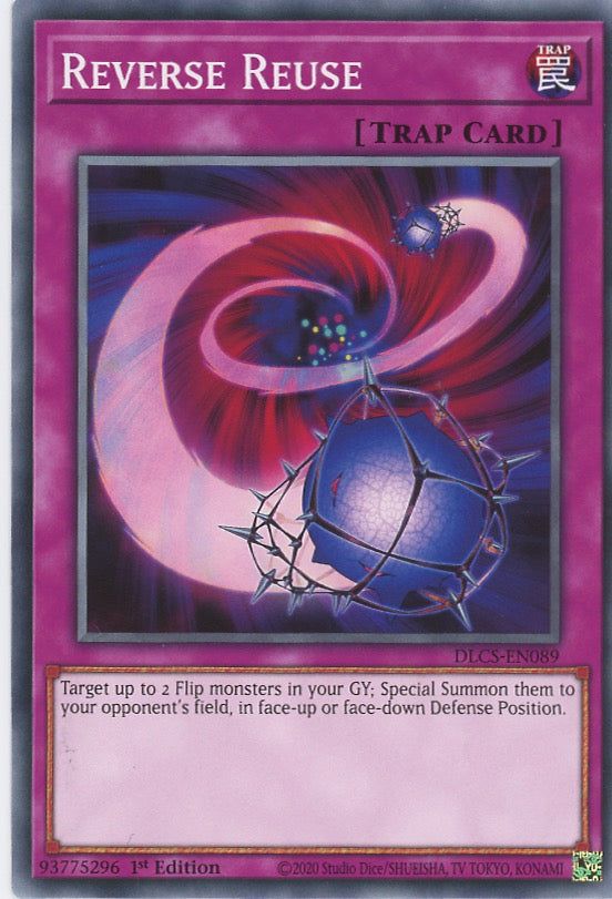 DLCS-EN089 - Reverse Reuse - Common - Normal Trap - Dragons of Legend