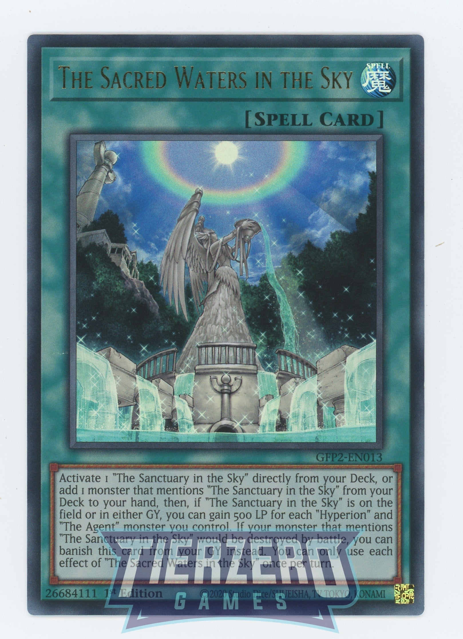 GFP2-EN013 - The Sacred Waters in the Sky - Ultra Rare - Normal Spell