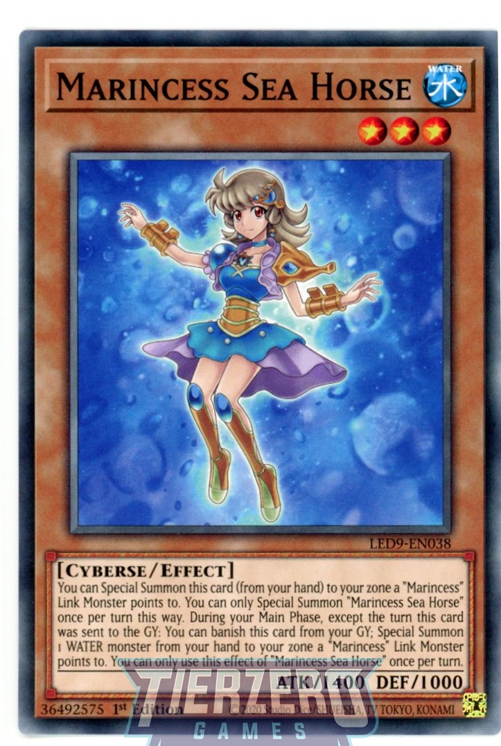 LED9-EN038 - Marincess Sea Horse - Common - Effect Monster - Legendary