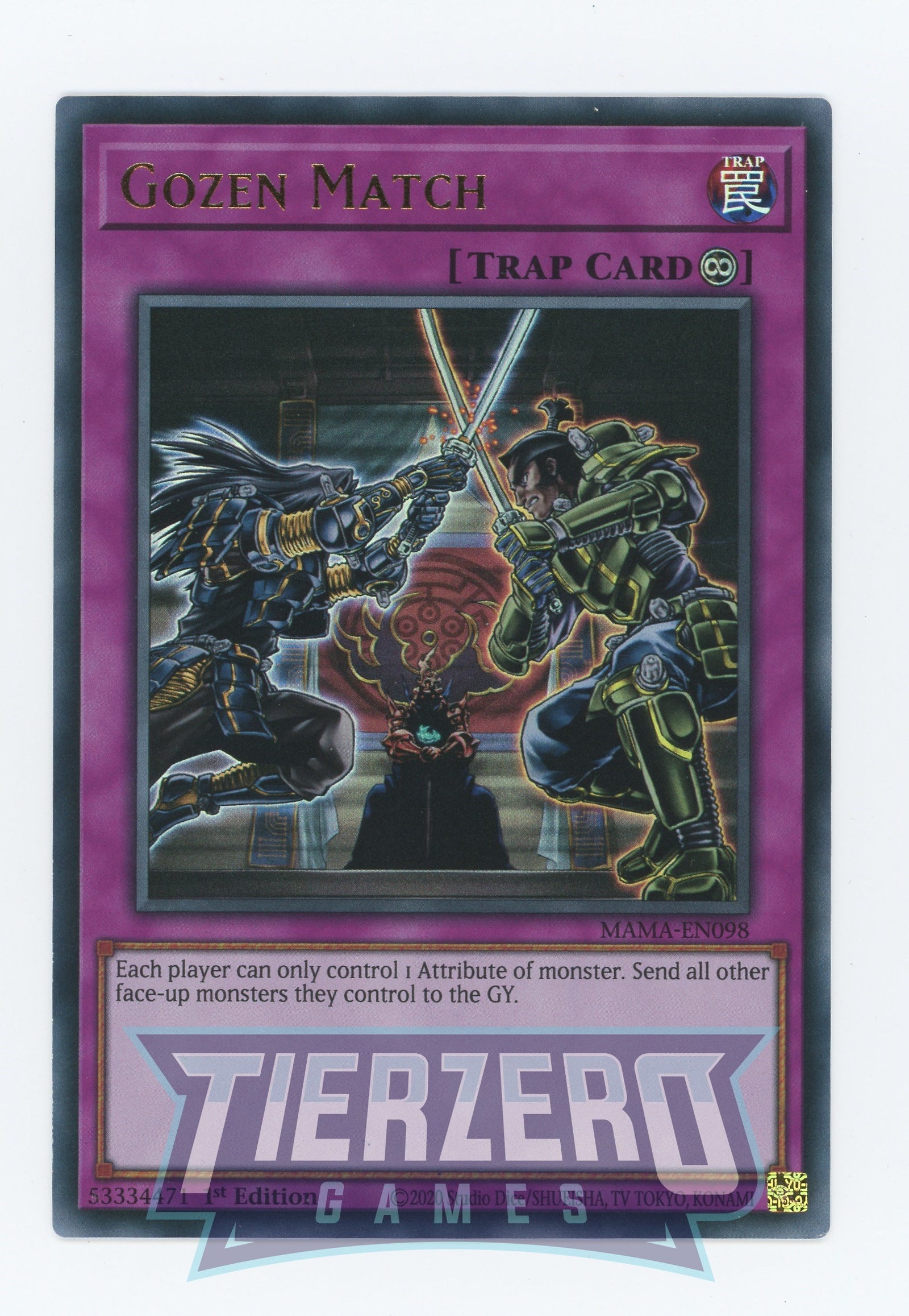 MAMA-EN098 - Gozen Match - Ultra Rare - Continuous Trap - Magnificent
