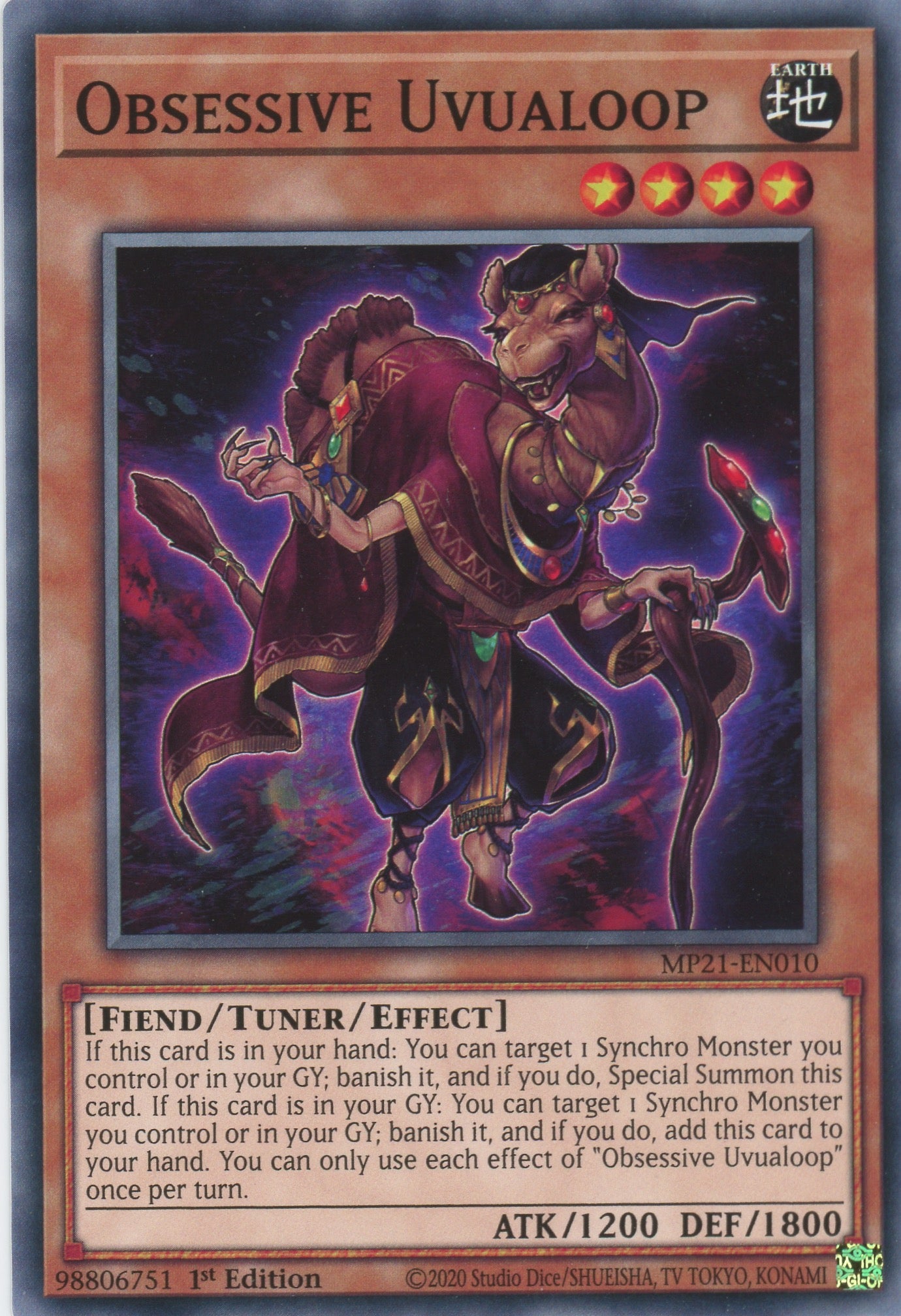 MP21-EN010 - Obsessive Uvualoop - Common - Effect Tuner monster - Mega