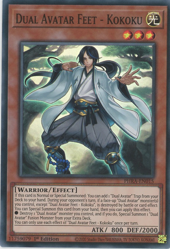 PHRA-EN015 - Dual Avatar Feet - Kokoku - Super Rare - Effect Monster