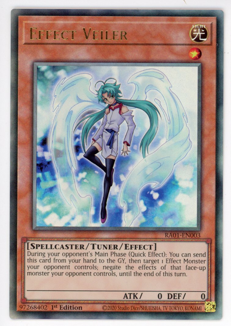 RA01-EN003 - Effect Veiler - Ultimate Rare - Effect Tuner monster - Ra