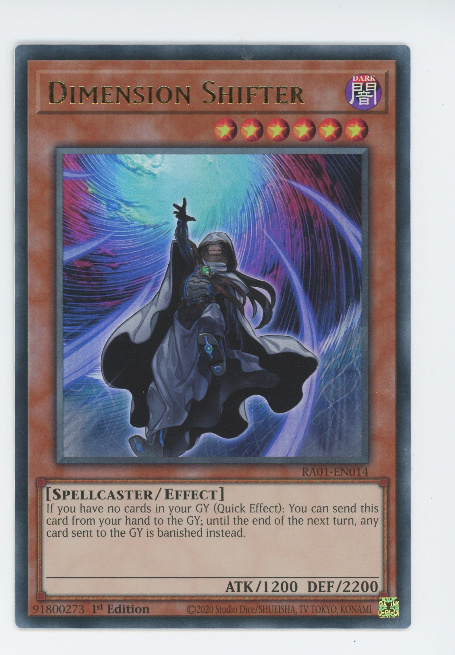 RA01-EN014 - Dimension Shifter - Ultra Rare - Effect Monster - Rarity