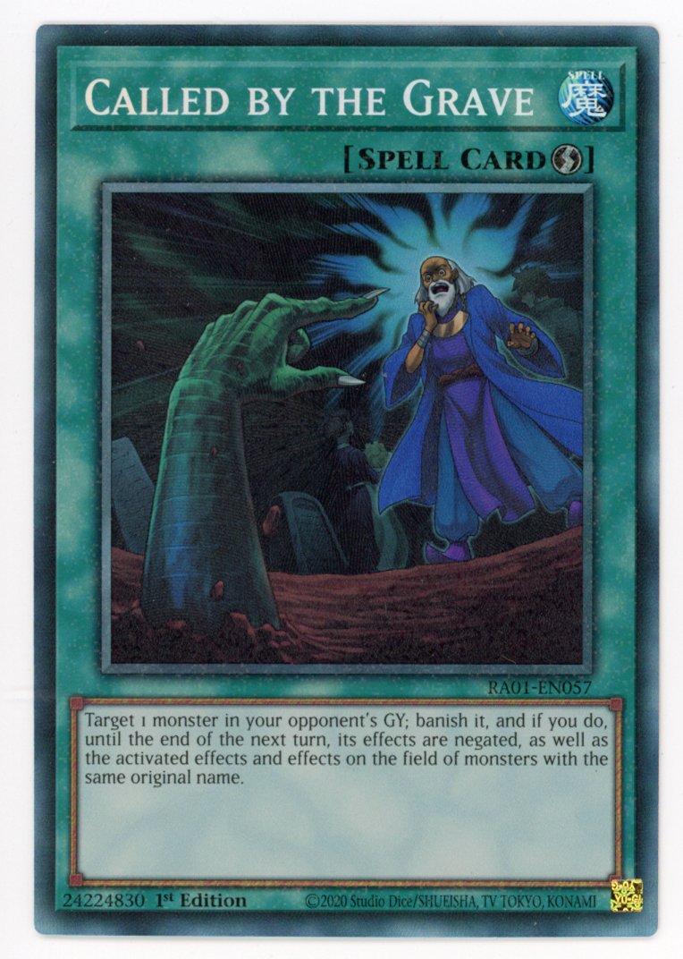RA01-EN057 - Called by the Grave - Collector's Rare - Quick-Play Spell