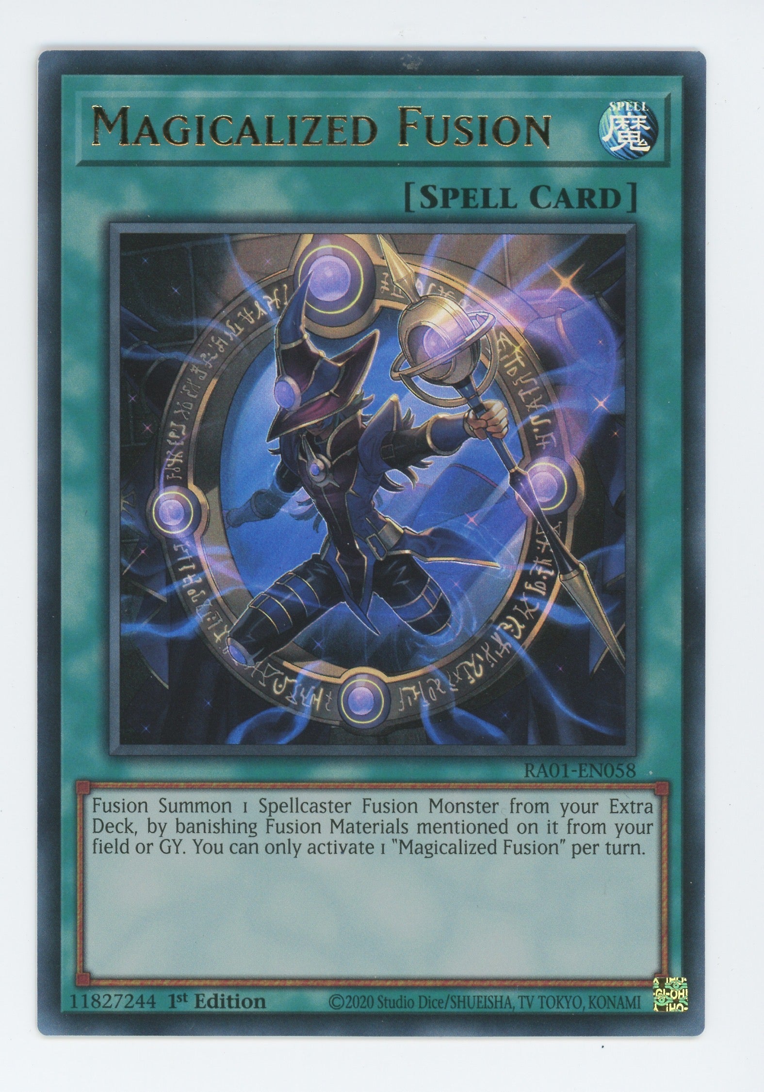 RA01-EN058 - Magicalized Fusion - Ultra Rare - Normal Spell - Rarity C