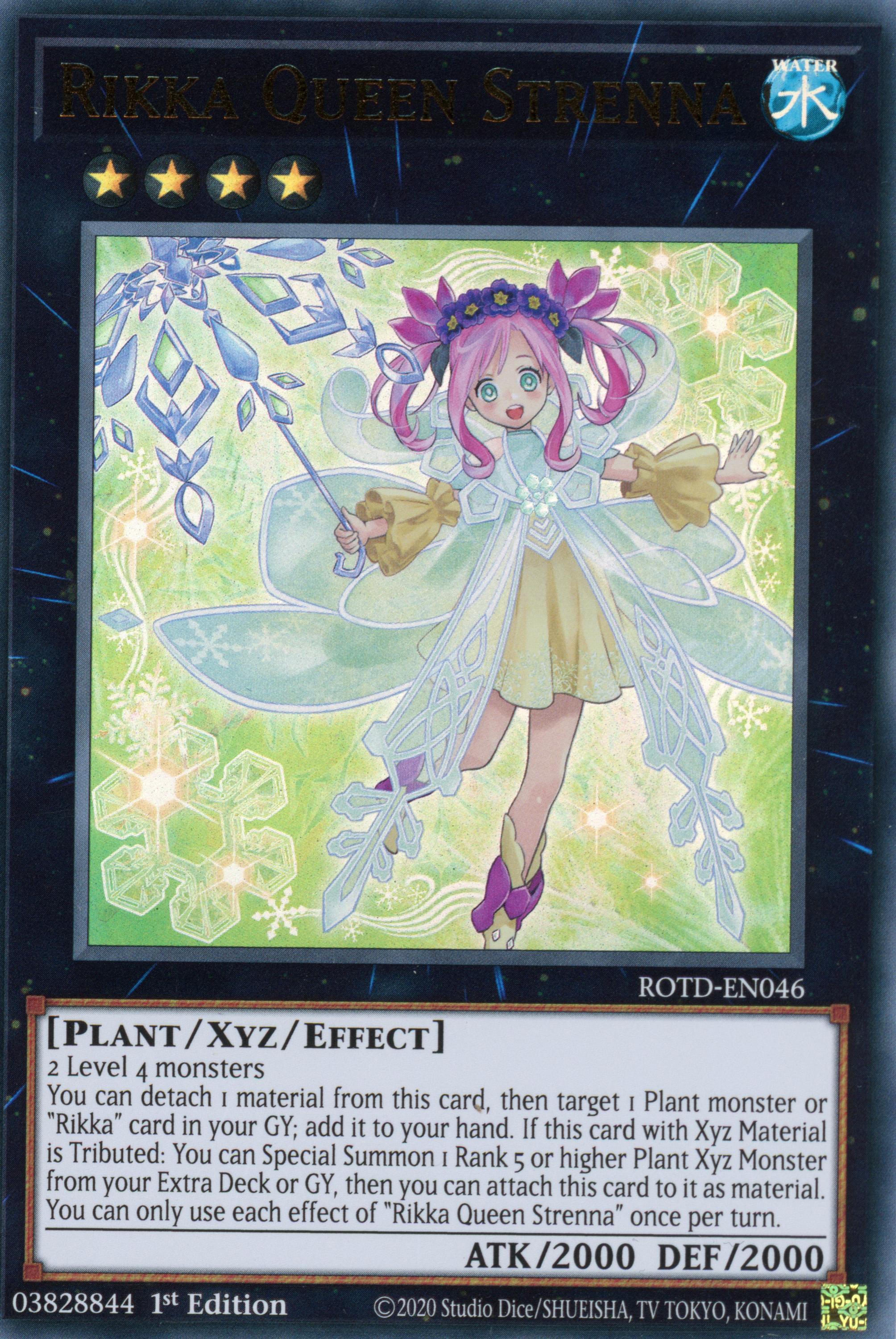 ROTD-EN046 - Rikka Queen Strenna - Ultra Rare - Effect Xyz Monster - R